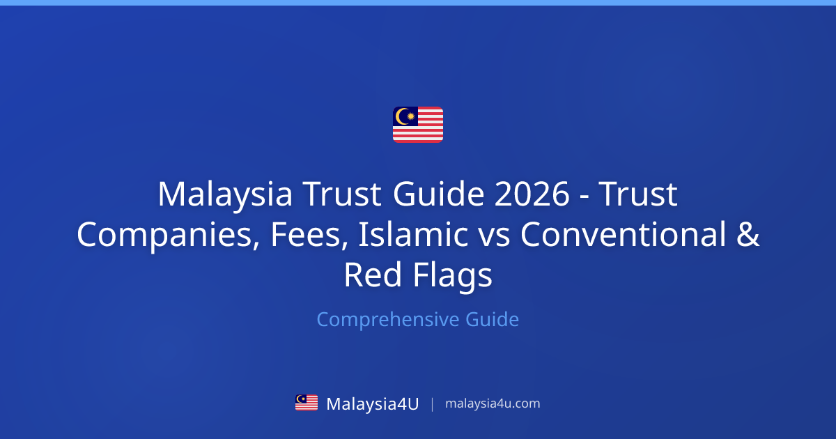 Malaysia Trust Guide 2026 - Trust Companies, Fees, Islamic vs ...
